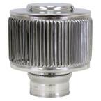 Active Ventilation 3 in. Dia Aura PVC Vent Cap Exhaust with Adapter for ...