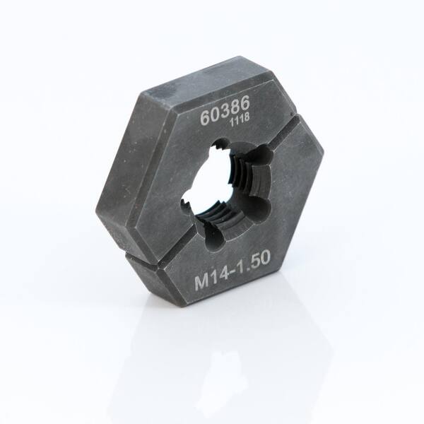 Steelman M14 1 50 Metric Split Die Thread Chaser 60386 The Home Depot