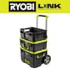 RYOBI LINK Rolling Tool Box with LINK Medium Tool Box and LINK Tool ...