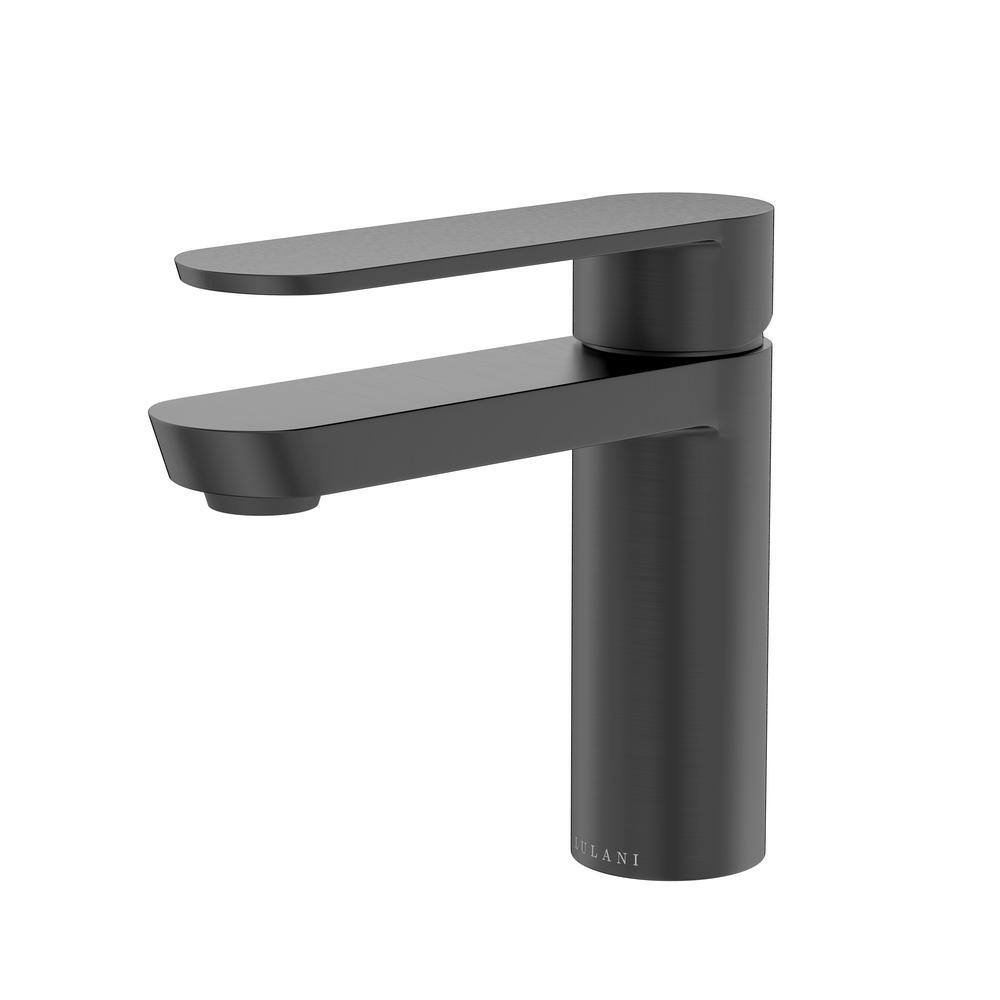 Lulani Yasawa 1-Handle Single Hole Bathroom Faucet in Gun Metal BA-430 ...