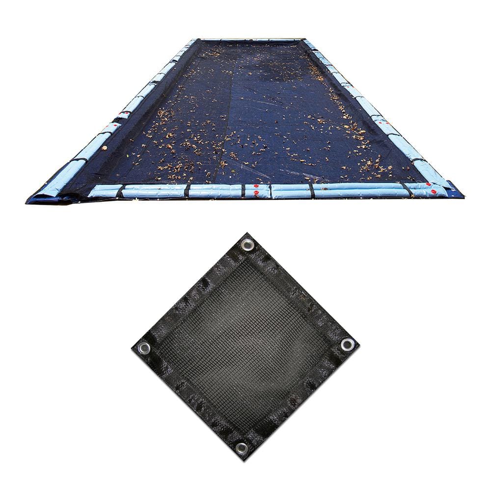 Blue Wave 18 ft. x 36 ft. Rectangular In Ground Pool Leaf Net Cover ...