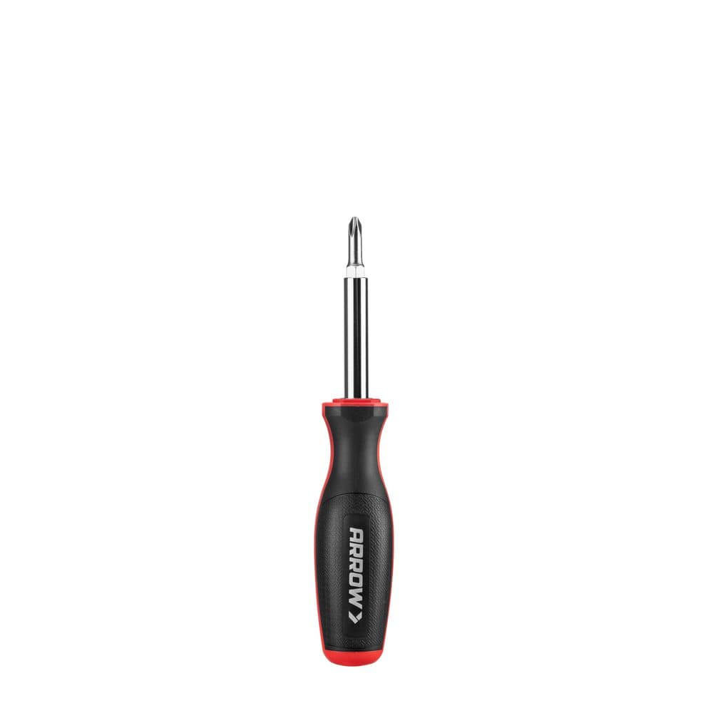 Arrow Fastener 6-in-1 Multi-bit Screwdriver/Nutdriver AHT04004 - The ...