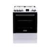 Magic Chef 24 in 4-Burner Freestanding Gas Range in White MCSBRG24W ...