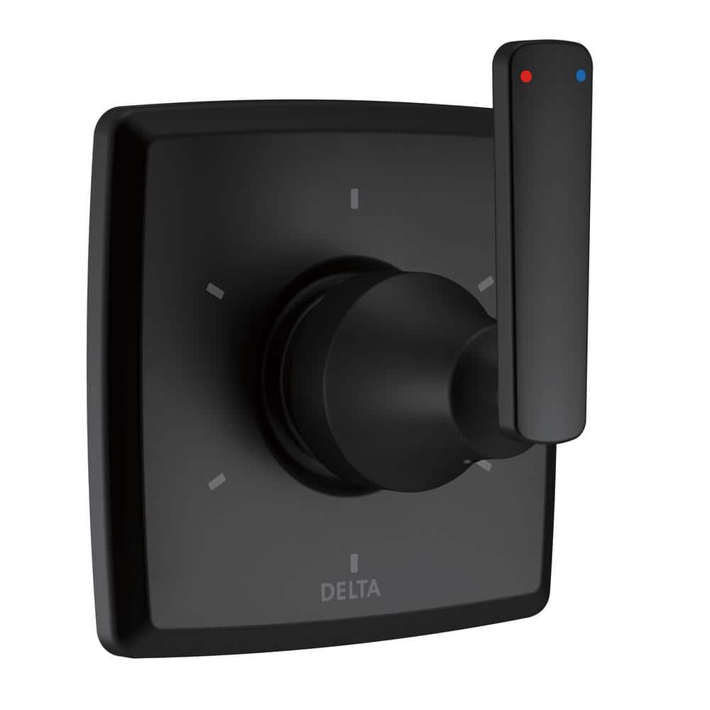 Delta Ashlyn 1-Handle Wall Mount 6-Setting Valve Faucet Trim Kit in ...