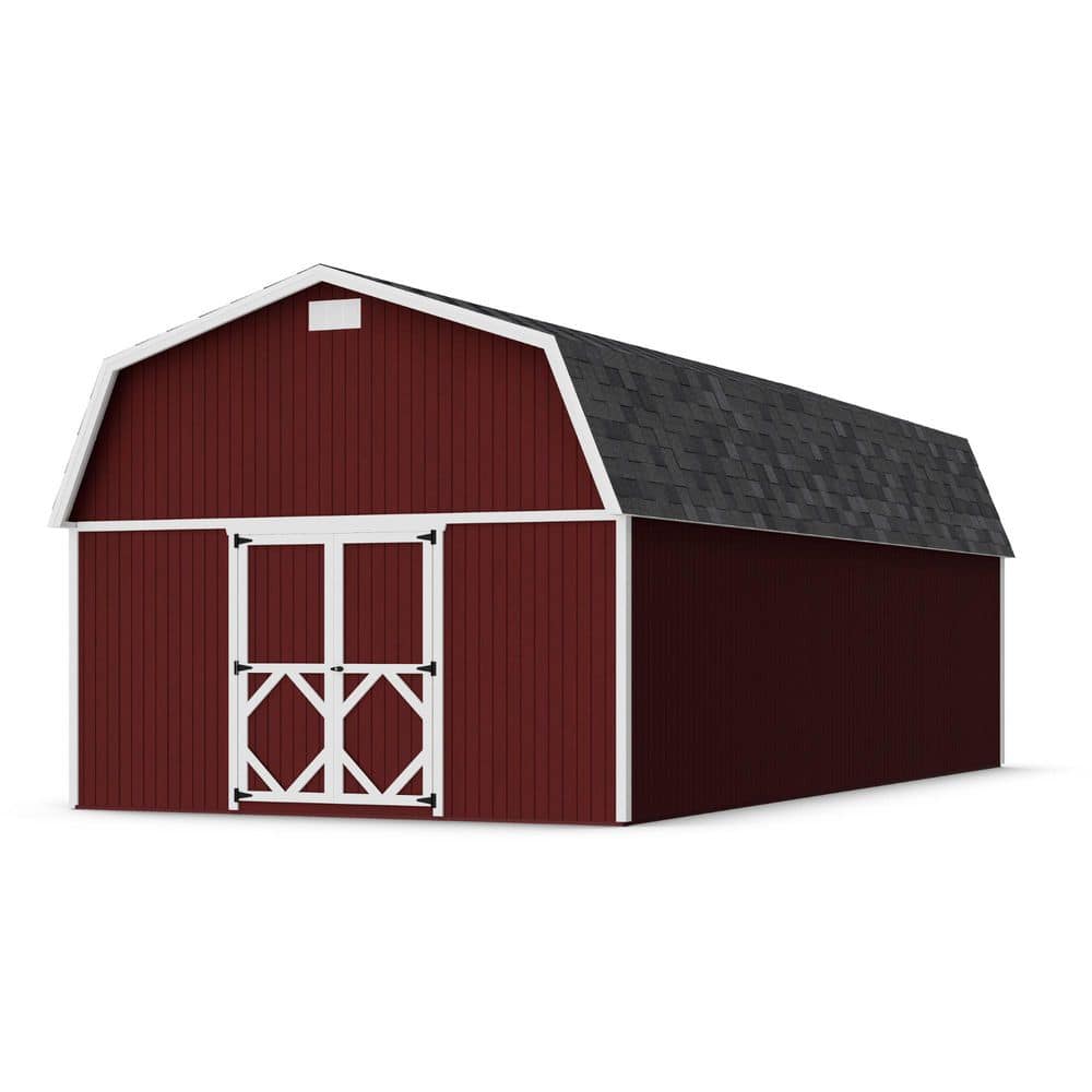 Little Cottage Co. Classic Gambrel Large Barn 14 ft. x 30 ft. Outdoor ...