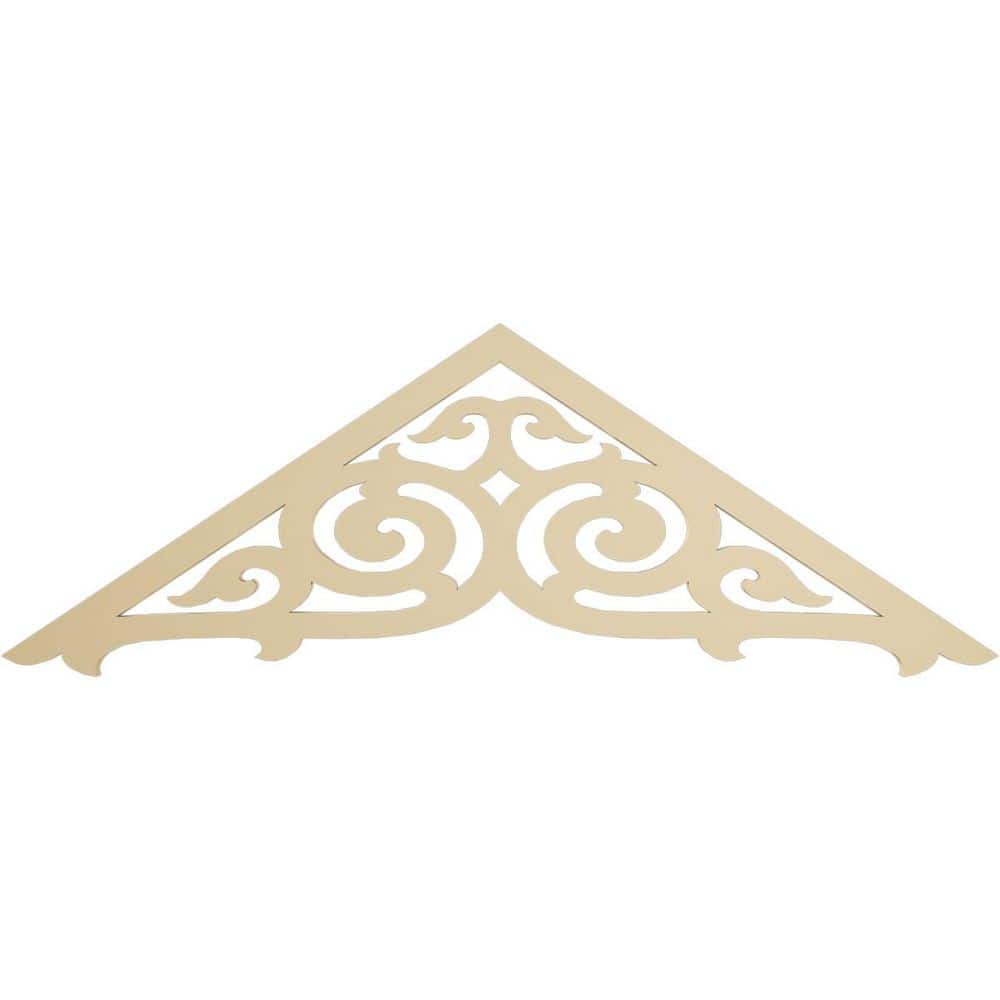 Ekena Millwork 60 in. W x 20 in. H x 1 1/2 in. P (8/12) Pitch Athens ...