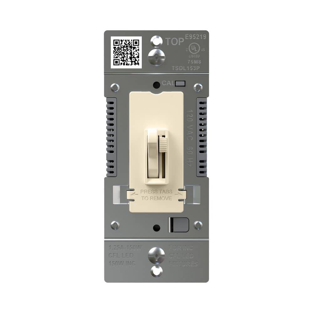 Legrand Toggle Slide 150W Advanced LED Dimmer, Single-Pole/3-Way, Light ...