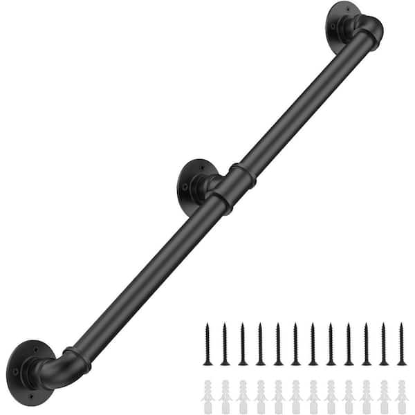 Afoxsos 6 ft. Stainless Steel Industrial Stair Railing Wall Mount ...