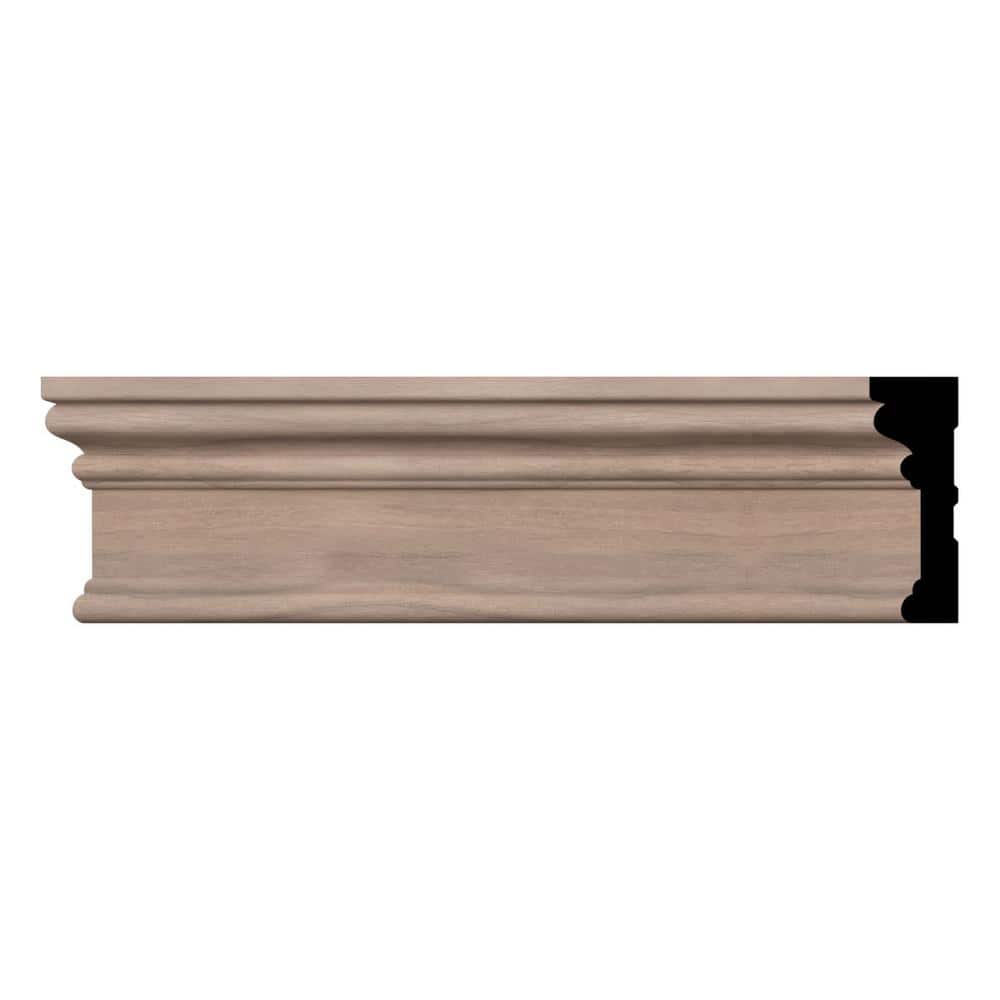 Ekena Millwork BRB3 0.69 in. D x 2.25 in. W x 96 in. L Wood (Walnut ...