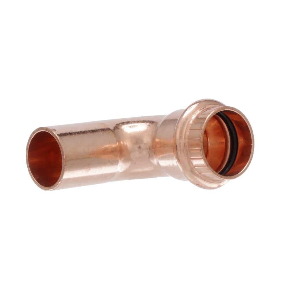 Viega ProPress 3/4 in. Press x 3/4 in. FTG Copper 90-Degree Street ...