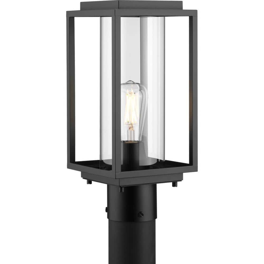 Progress Lighting Macstreet 13.5 in. 1-Light Textured Black Steel ...