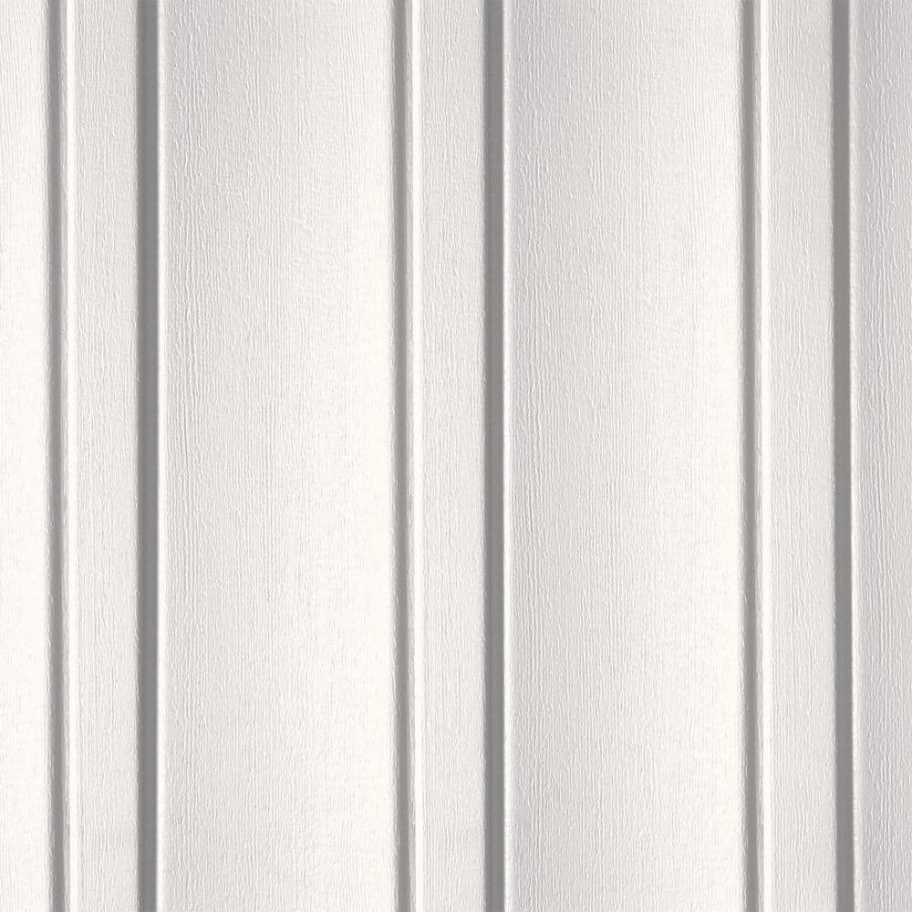 Wolverine Board and Batten Single 7 in. x 120 in. Vertical White Vinyl ...