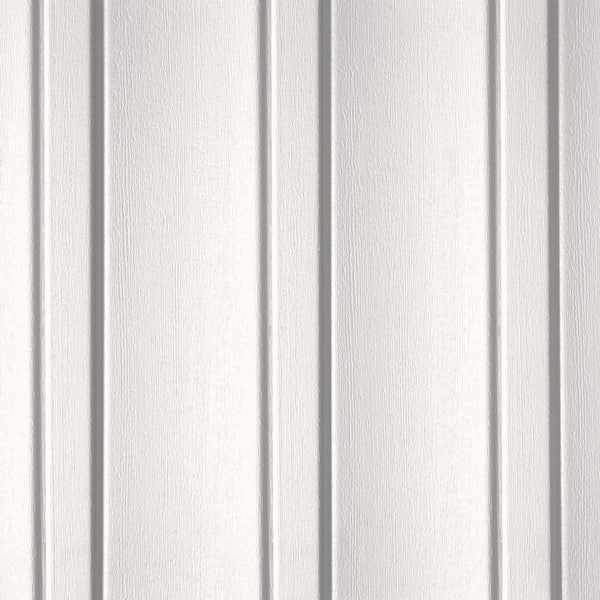 Wolverine Board and Batten Single 7 in. x 120 in. Vertical White Vinyl ...
