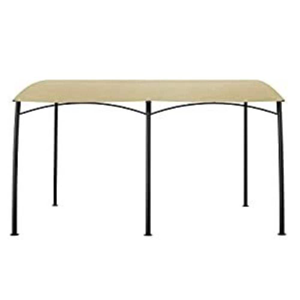 Sudzendf 10 ft. x 13 ft. Metal Gazebo, Portable Lean-to Shed, Outdoor ...