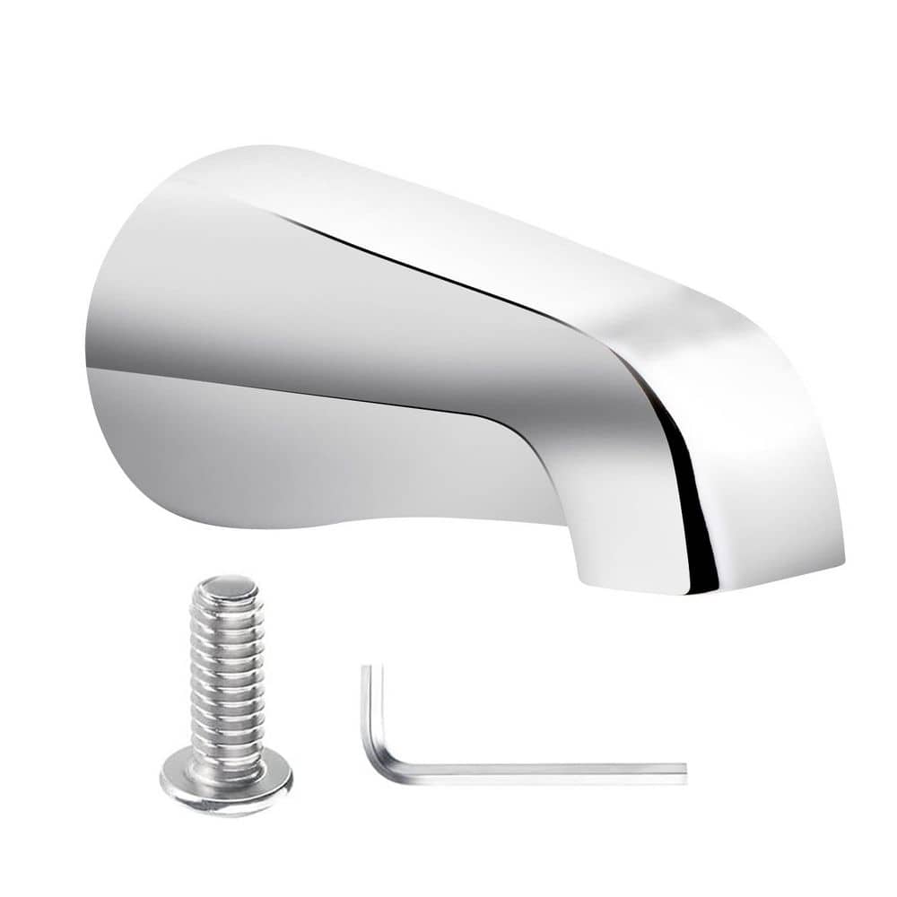 PLUMBFLEX Tub Spout 1/2 in. FIP Nose Thread Non Diverter Slip on ...
