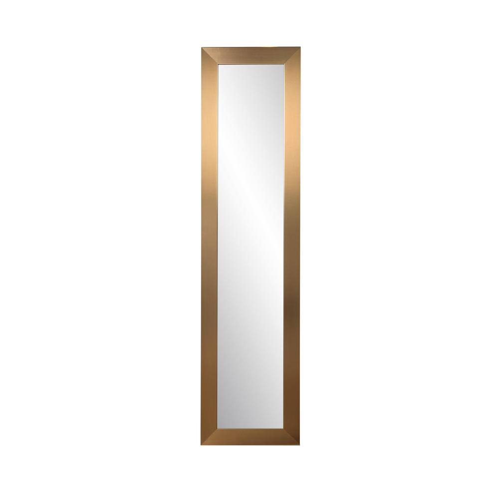 BrandtWorks Oversized Champagne Modern Mirror (71 in. H X 16 in. W ...