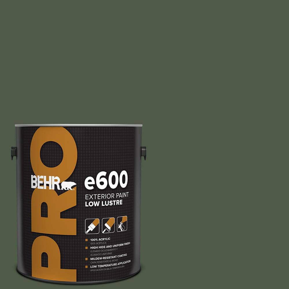 BEHR PRO 1 gal. #440F-7 Fresh Pine Low Luster Exterior Paint PR62301 ...
