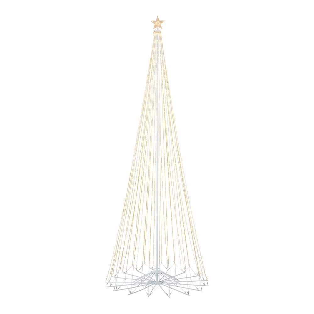 Home Accents Holiday 12 ft. Giant-Sized Motion LED Pre-Lit Cone Tree ...