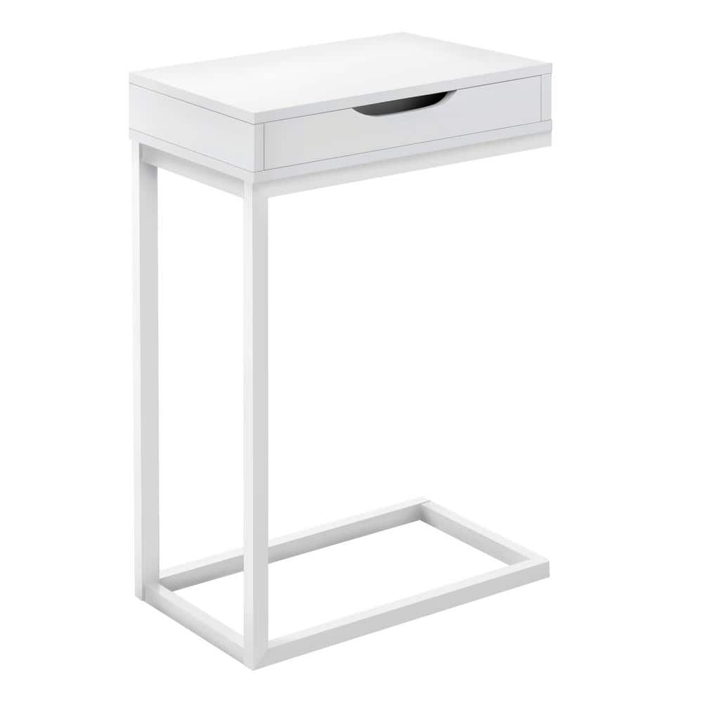 White Side Table HD3601 - The Home Depot