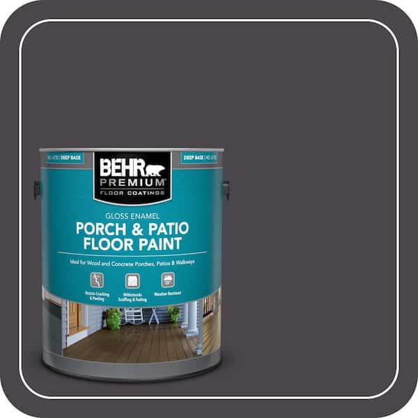 BEHR PREMIUM 1 gal. #N550-7 Catwalk Gloss Enamel Interior/Exterior ...