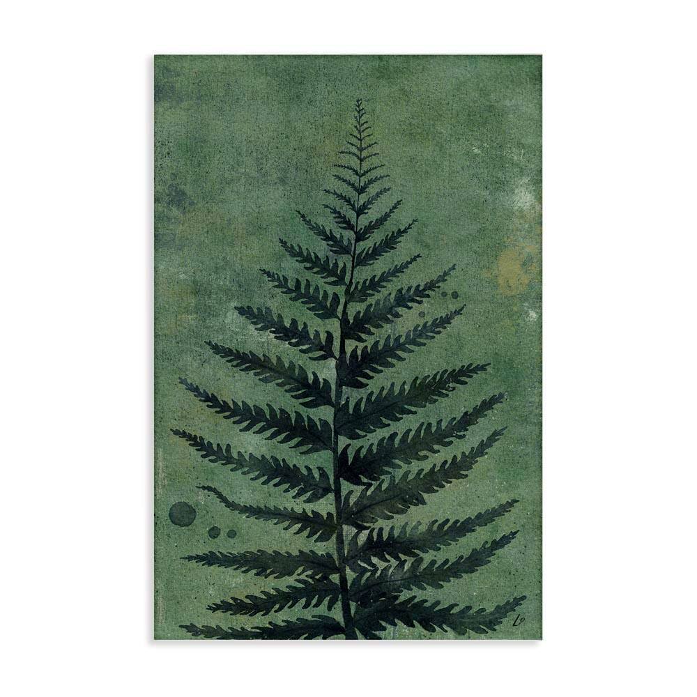 Stupell Industries Rustic Fern Impression by Lydia Orange Unframed ...
