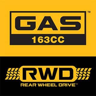DEWALT 21 in. 163cc Briggs and Stratton 725Exi Engine Rear Wheel Drive ...