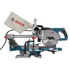 Bosch 12 Amp 8 1 2 in. Corded Portable Single Bevel Sliding Compound Miter Saw with 48 Tooth Carbide Blade CM8S The Home Depot