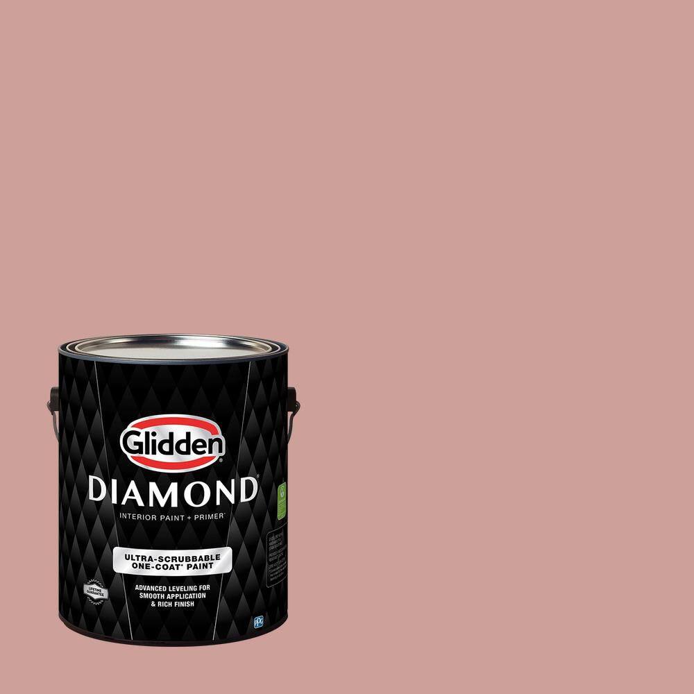 Glidden Diamond 1 gal. PPG1056-4 Raffia Cream Ultra-Flat Interior Paint ...