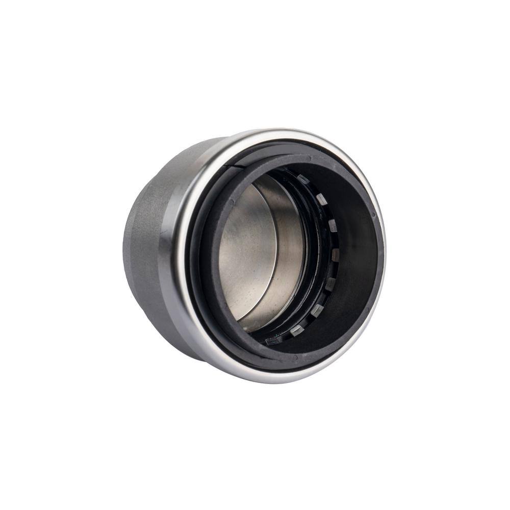 QUICKFITTING 2 in. Stainless Steel Push-to-Connect Push Cap (End Stop ...