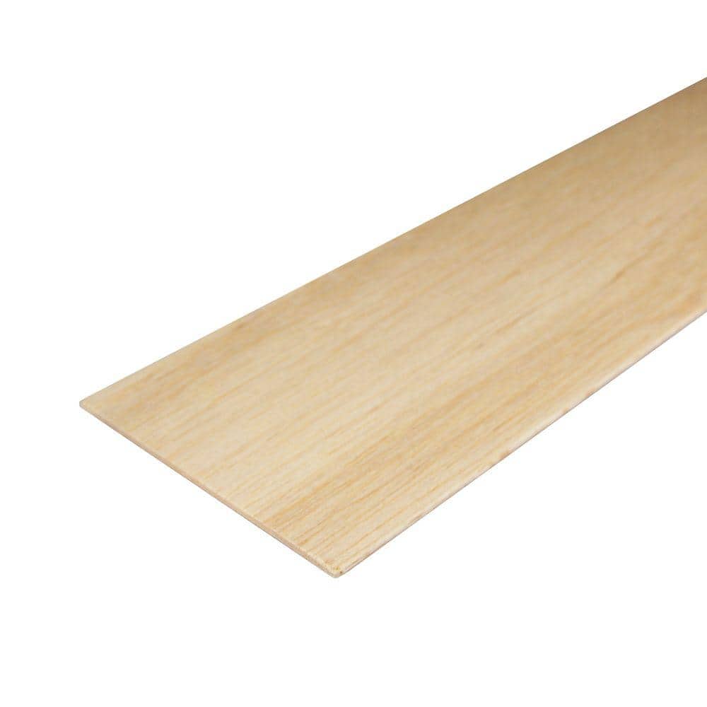 Midwest Products 1/16 in. x 3 in. x 3 ft. Balsa Wood Project Board ...