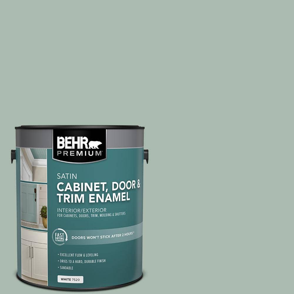 BEHR PREMIUM 1 gal. #PPU11-14 Zen Satin Enamel Interior/Exterior ...