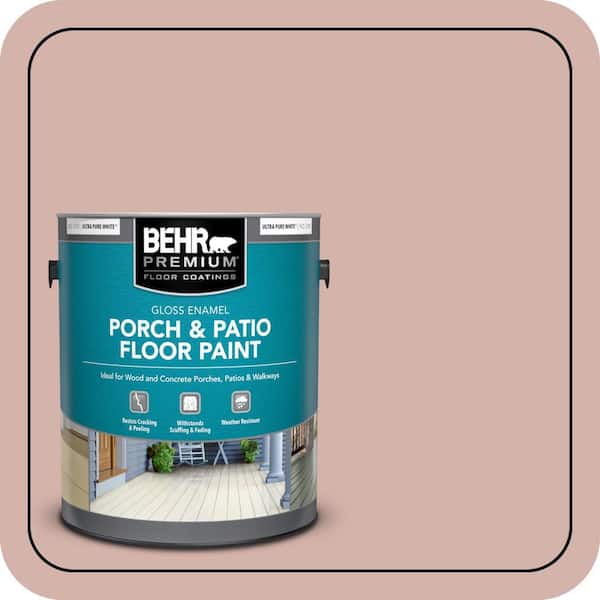 BEHR PREMIUM 1 gal. #S170-3 Castilian Pink Gloss Enamel Interior ...