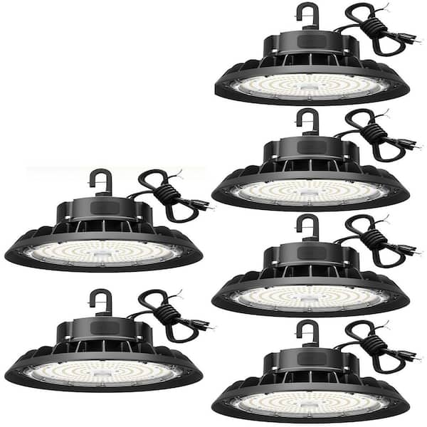 LED Linear High Bay Light 4-Pc 210-W Equivalent 31500LM Dimmable White ...