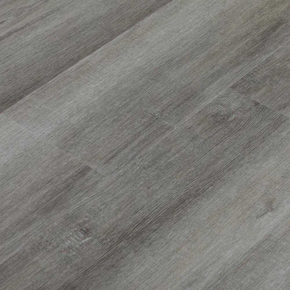 NATU Take Home Sample - Wide Plank SPC Grey Aged Textured 1/4 in. T SPC ...