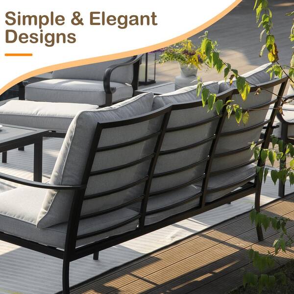 Simple iron sofa set designs store