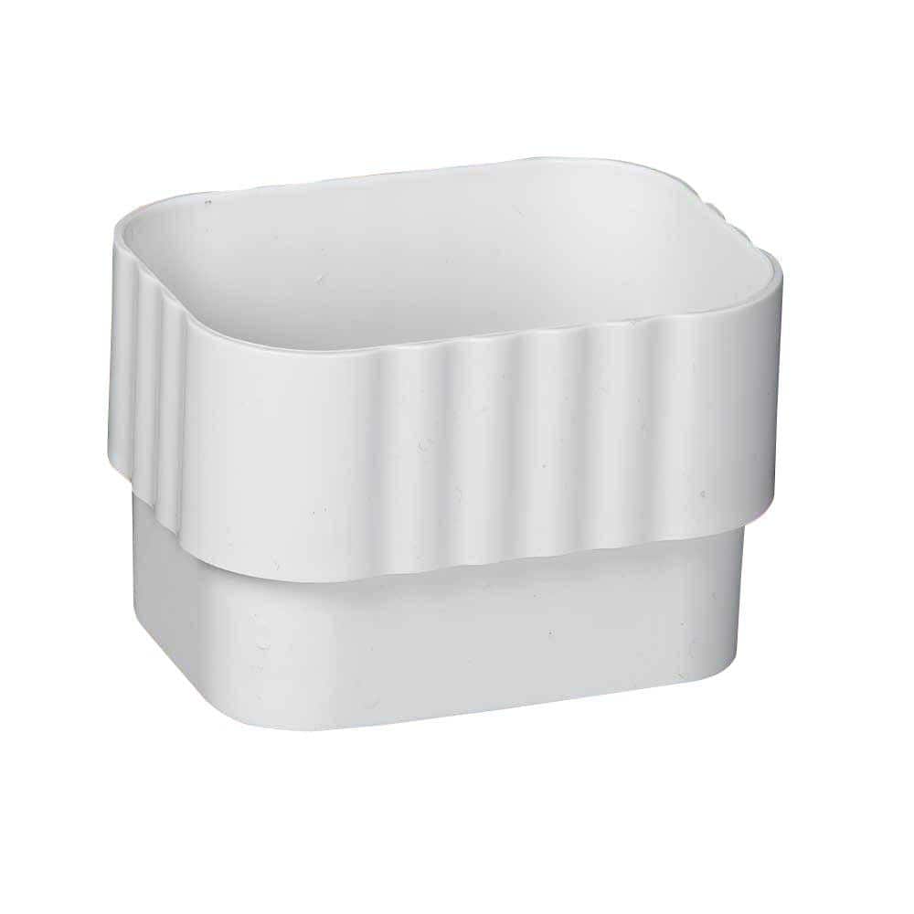Reviews for Amerimax Home Products 3 in. x 4 in. White Vinyl Downspout ...