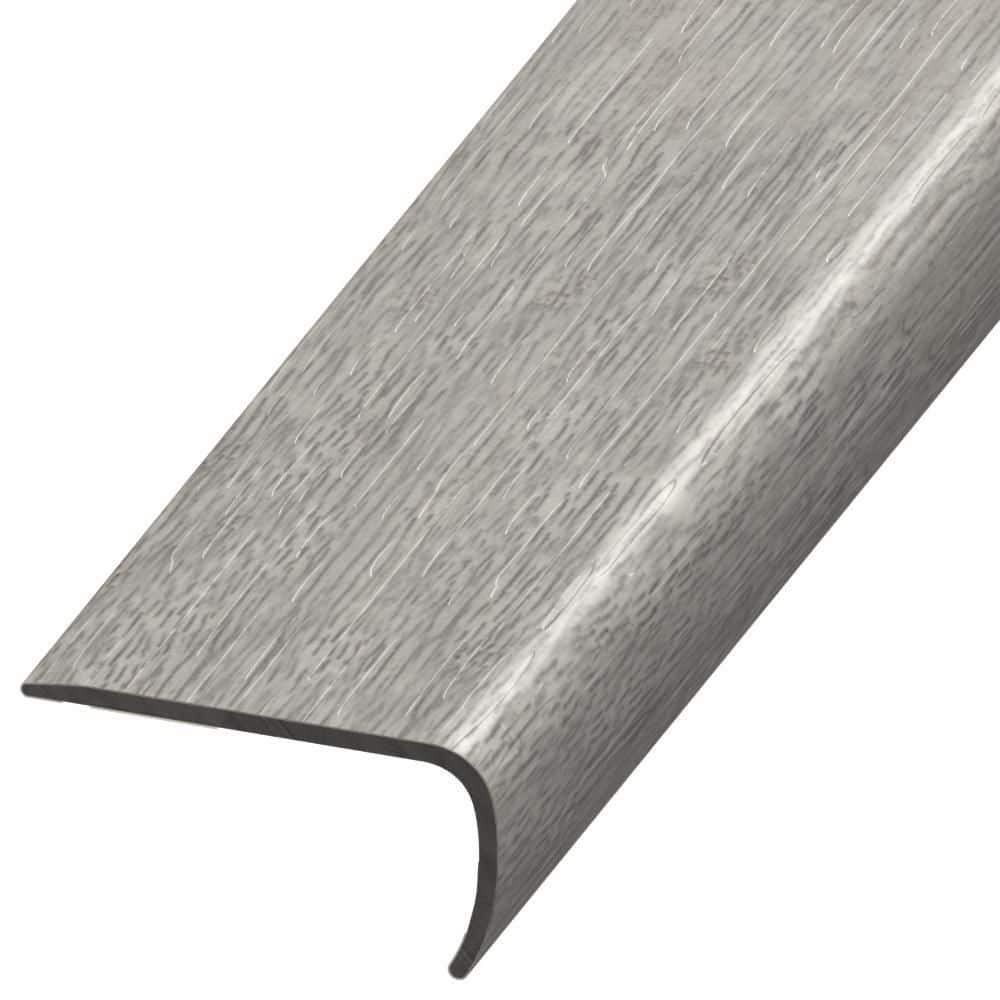 DuraDecor Polished Pro Silver Linings 1 in. T x 2 in. W x 94 in. L ...