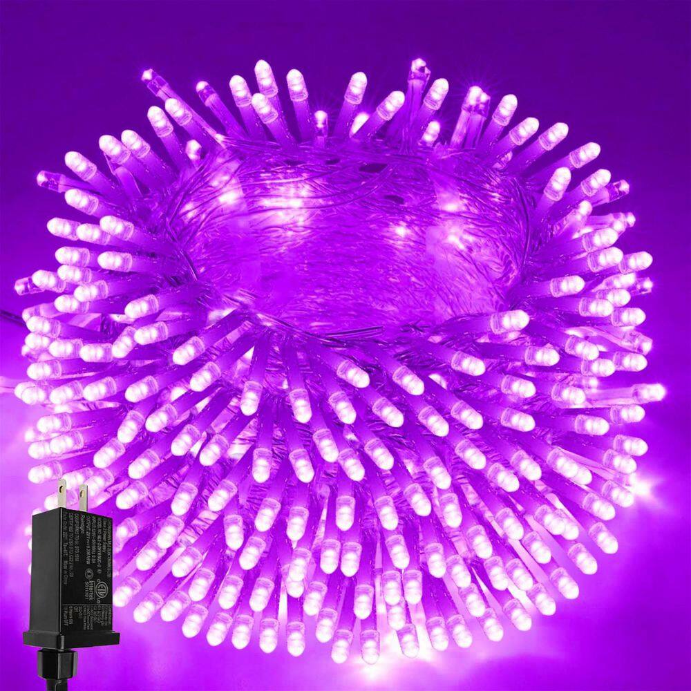 FAWEY TRED INC 66 ft. Purple String Lights Outdoor/Indoor, 200 LED ...