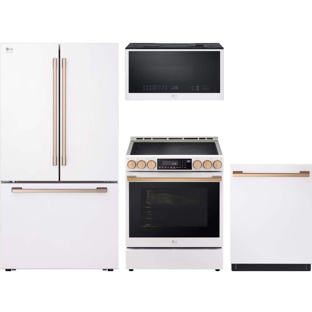 LG Studio 27 cu. ft. Counter Depth MAX Smart Refrigerator with Slide-In ...