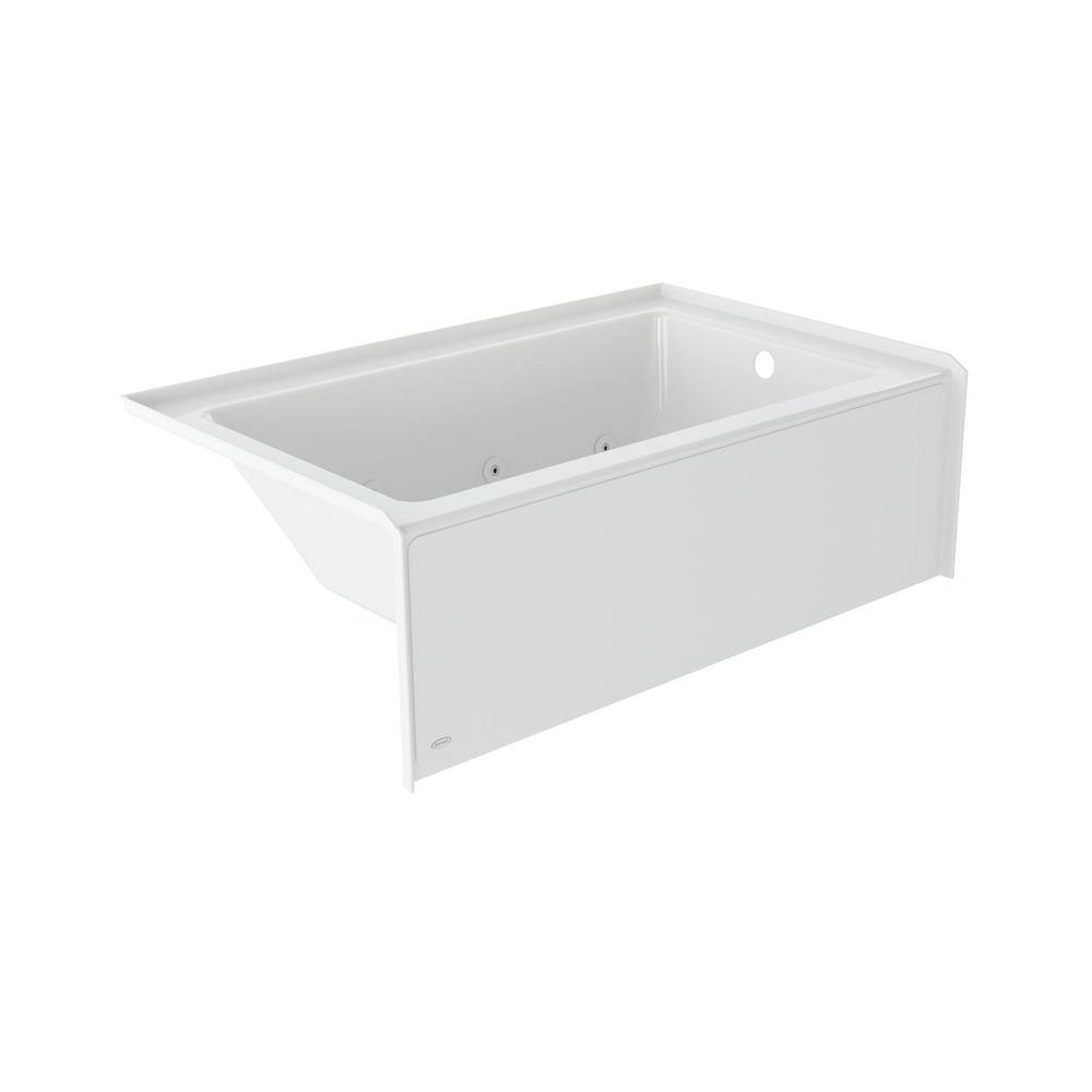 JACUZZI Signature 60 in. x 36 in. Rectangular Whirlpool Bathtub with ...