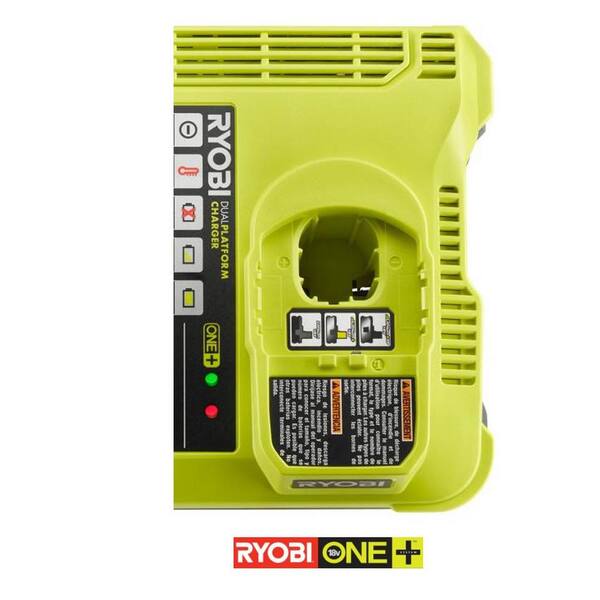 Lithium-Ion Dual Platform Charger for 18-V ONE RYOBI ONE and 40-Volt ...