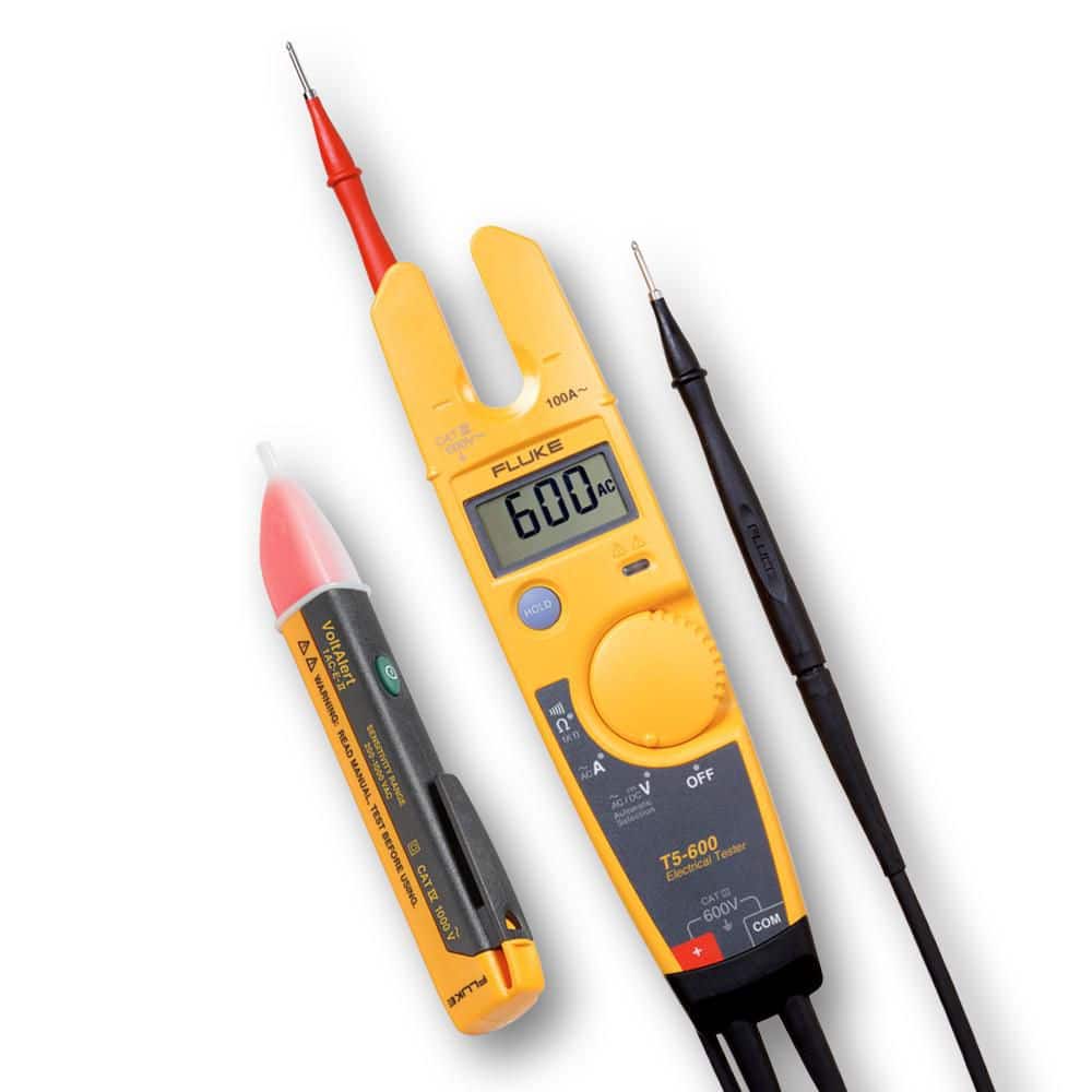 FLUKE T5-600 Electrical Tester and 1AC Voltage Tester 6050532 - The ...