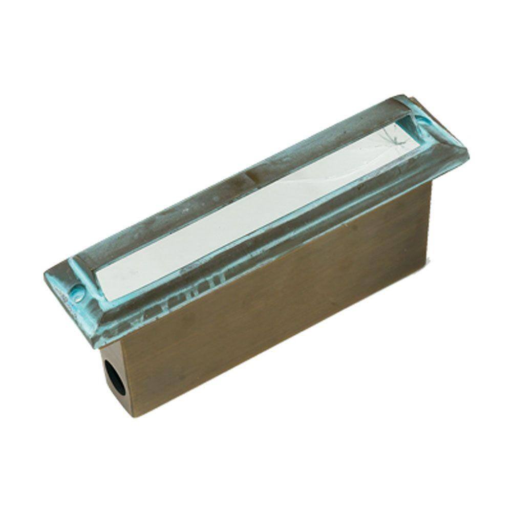 Best Quality Lighting 1-Light Verde Green Die Cast Brass Thinline Step ...