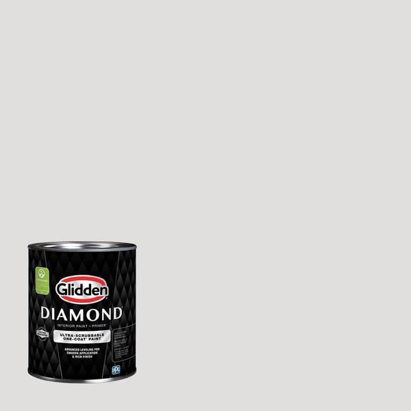 Glidden Diamond 1 qt. PPG0995-1 Shaded Whisper Semi-Gloss Interior ...