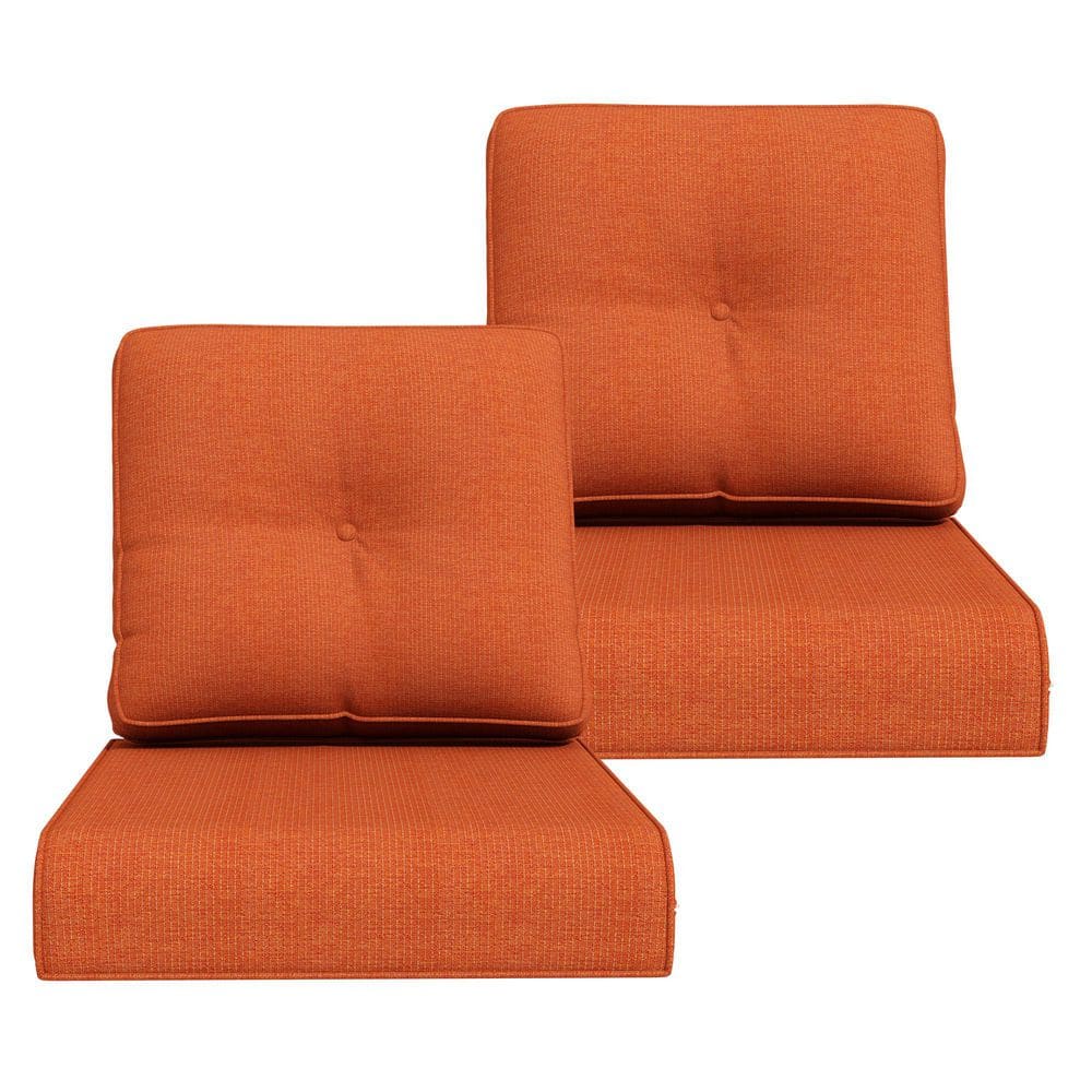 MeetLeisure 22 in. x 24 in. Outdoor Deep Seating Outdoor Lounge Chair ...