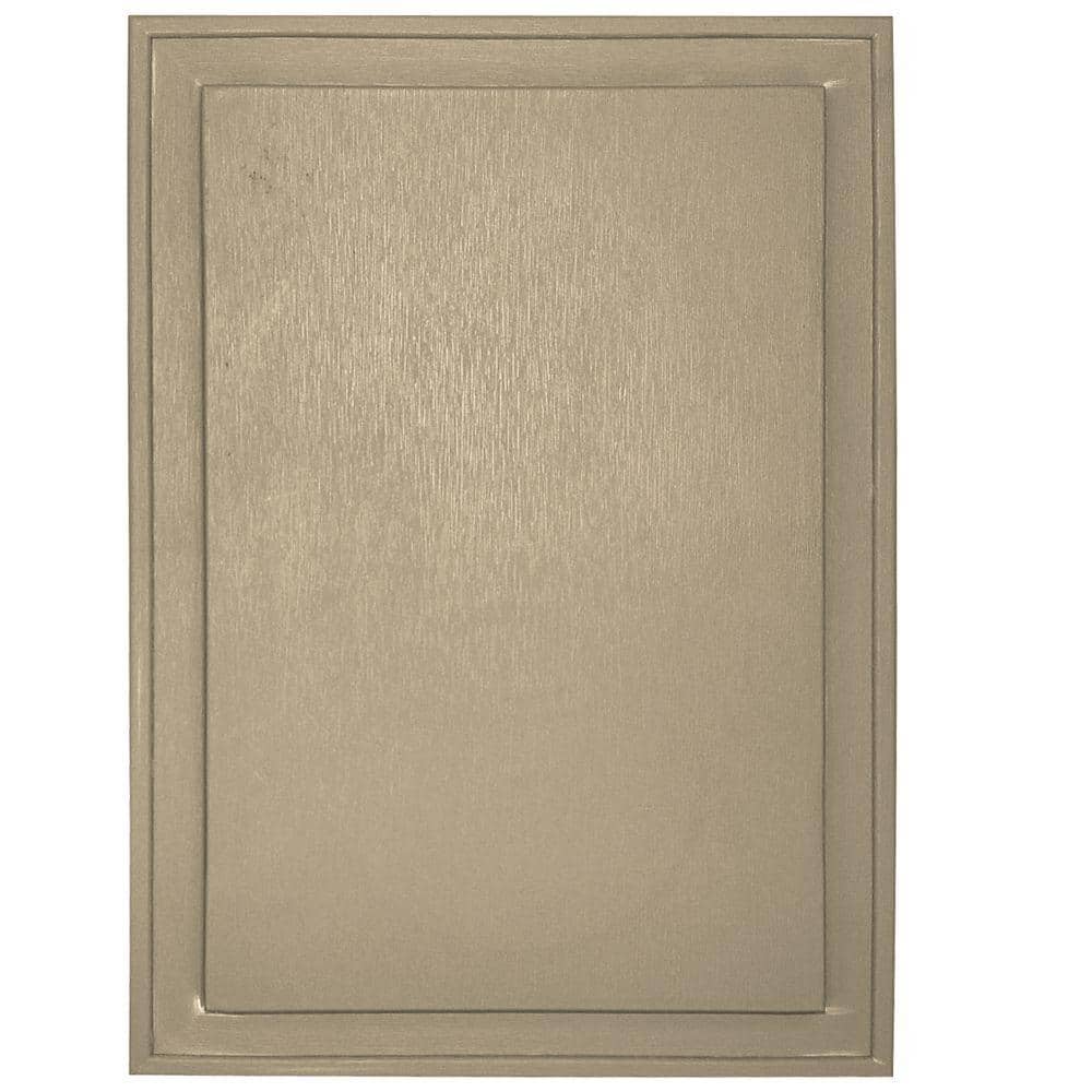 Builders Edge 10 in. x 14 in. #013 Light Almond Super Jumbo Mounting ...