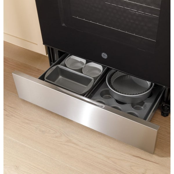 GE 30 in. 5 Burner Elements Free-Standing Electric Range in Stainless ...