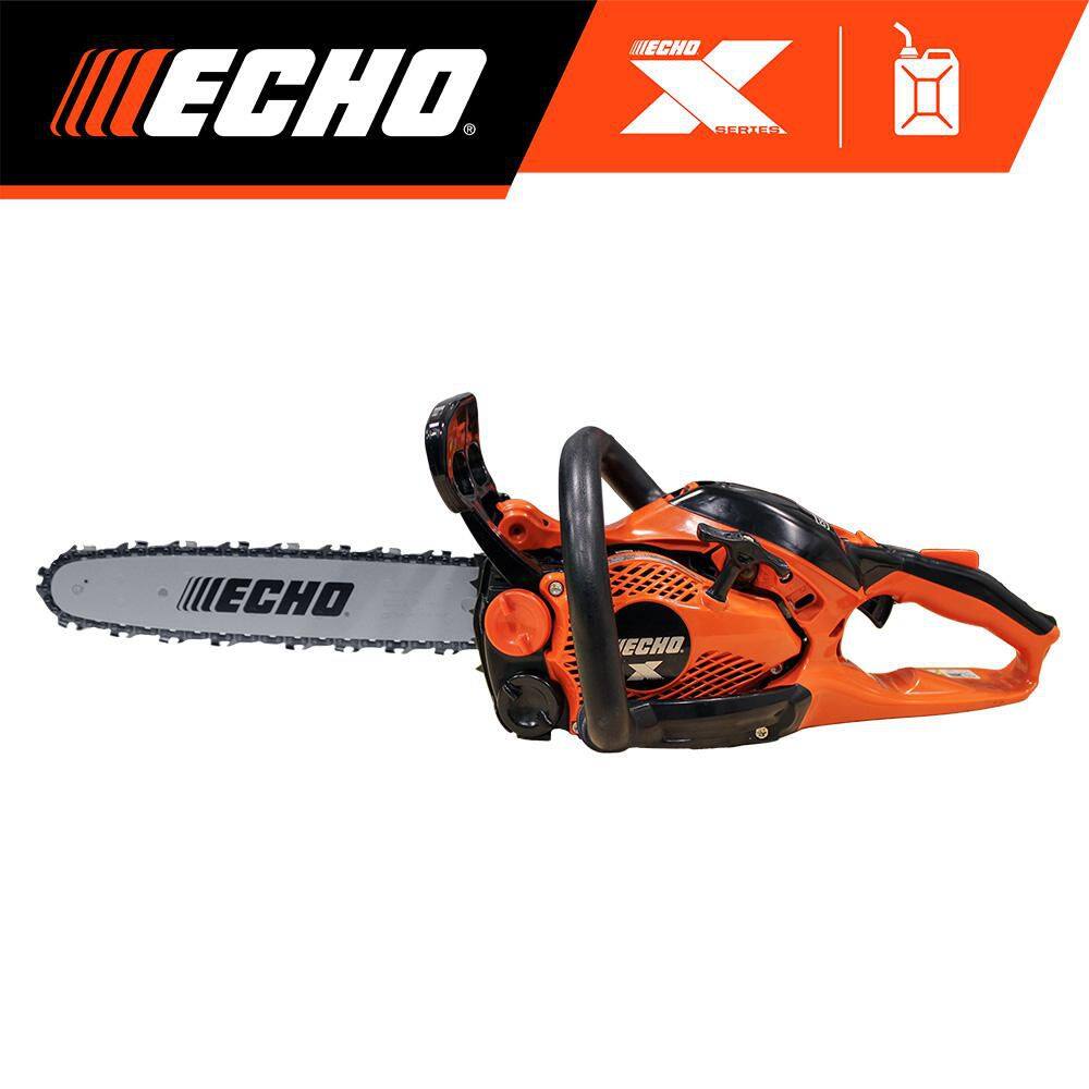 ECHO 14 in. 25.0 cc Gas 2-Stroke X Series Rear Handle Chainsaw with Low ...
