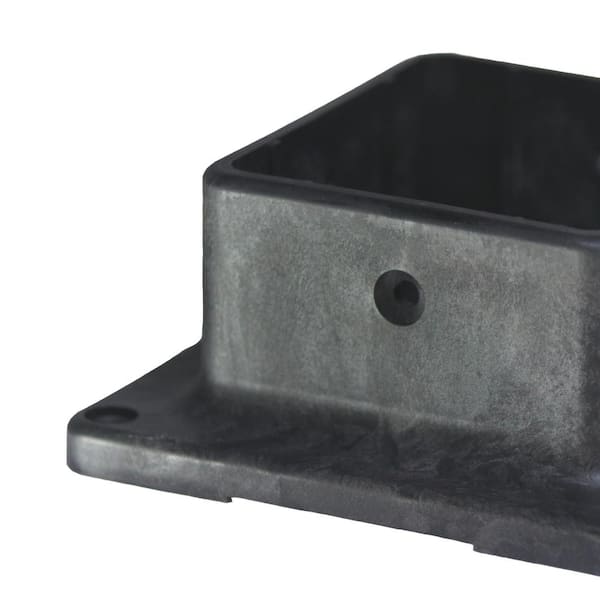 Garden Post Light 2" Diameter Mounting Post- PVC- Dark Gray Finish (60/ ...