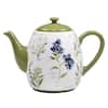 Certified International Fresh Herbs Teapot 3.75-Cup Earthenware Teapot ...